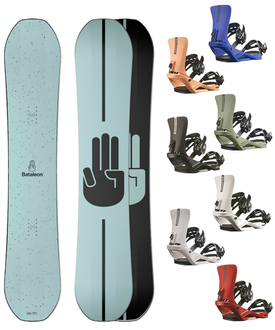 バタレオン(BATALEON) スノーボード 2点セット ボード+ビンディング CHASER+RHYTHM オールラウンド | スポーツ用品 ...