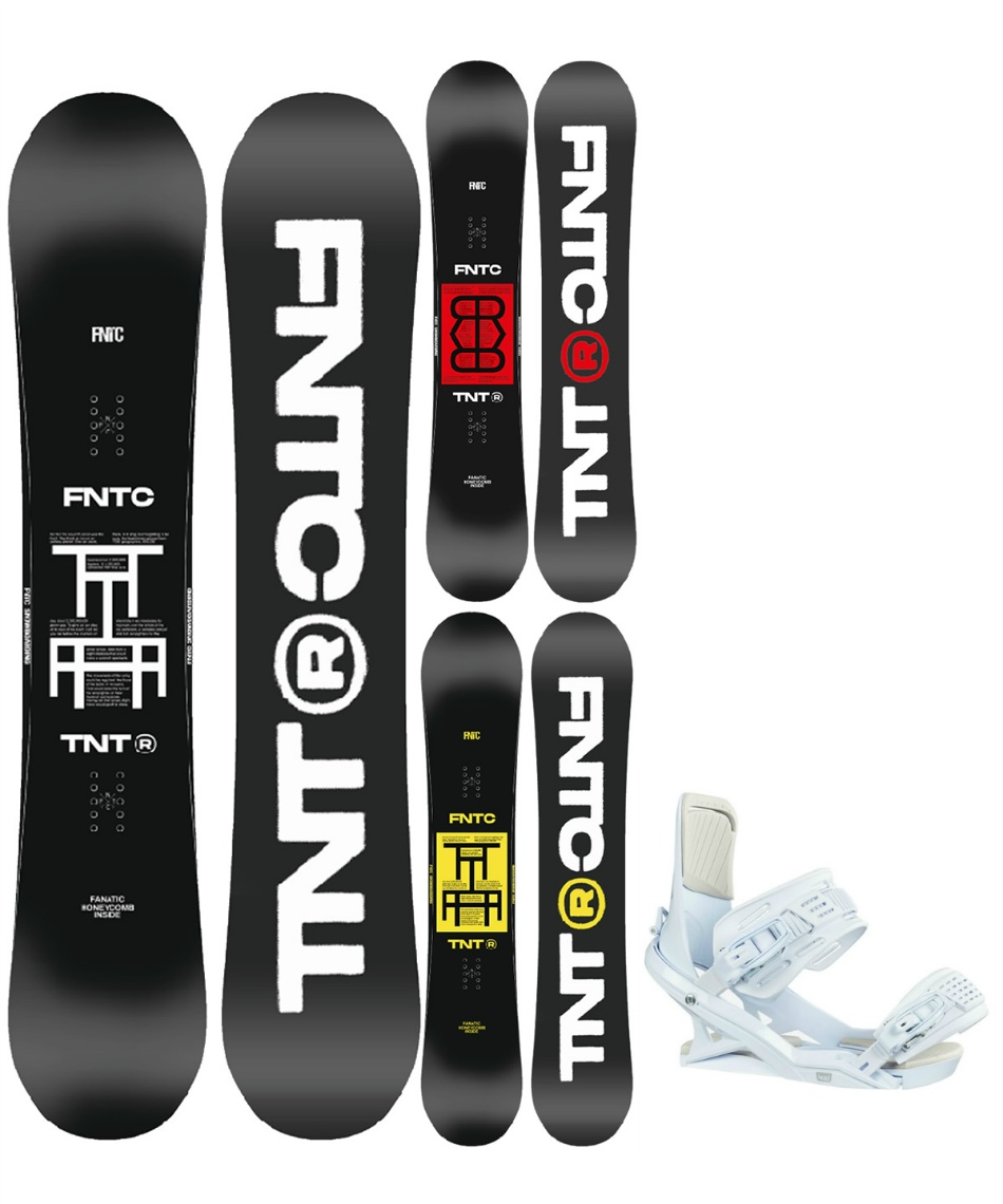 エフエヌティーシー(FNTC) スノーボード 2点セット ボード+ビンディング TNT R+FX FAY I グラトリ ジブ オールラウンド ...