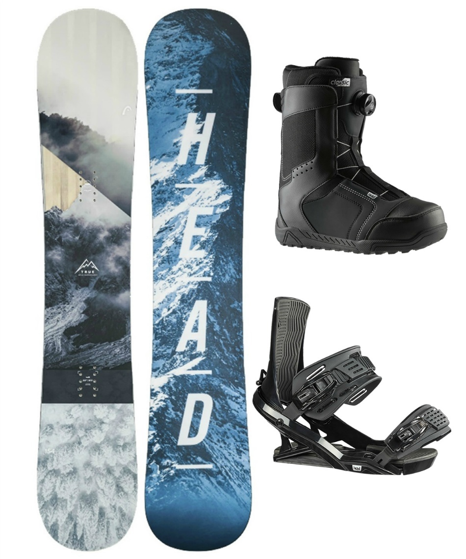 ヘッド(HEAD) スノーボード 3点セット ボード板+ビンディング+ブーツ TRUE 2.0 ICE+FX ONE LYT+CLASSIC LYT BOA オールラウンド | スポーツ用品 ...
