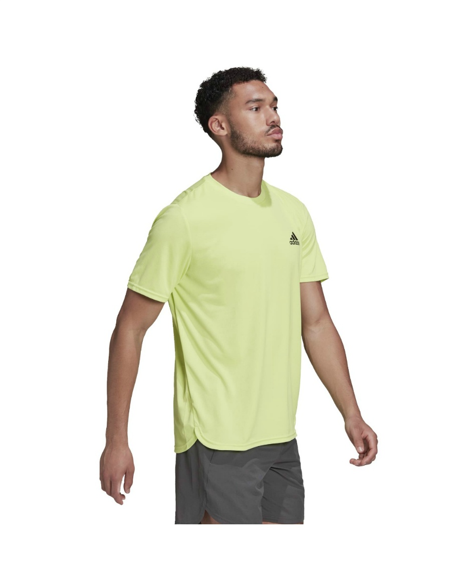 アディダス(adidas) 半袖Tシャツ ハーフパンツ セット AEROREADY デザインド フォー ムーブメント+9インチショーツ ...