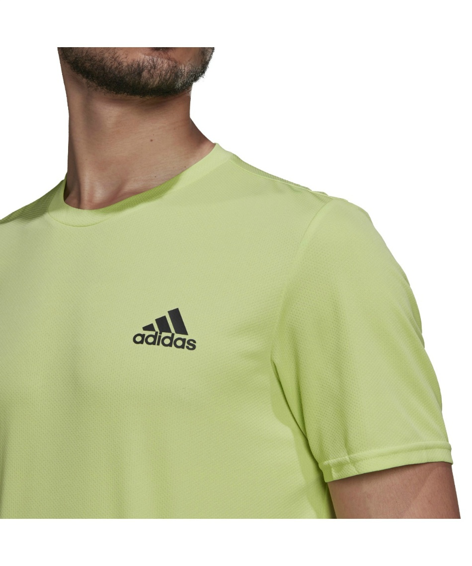 アディダス(adidas) 半袖Tシャツ ハーフパンツ セット AEROREADY デザインド フォー ムーブメント+9インチショーツ ...