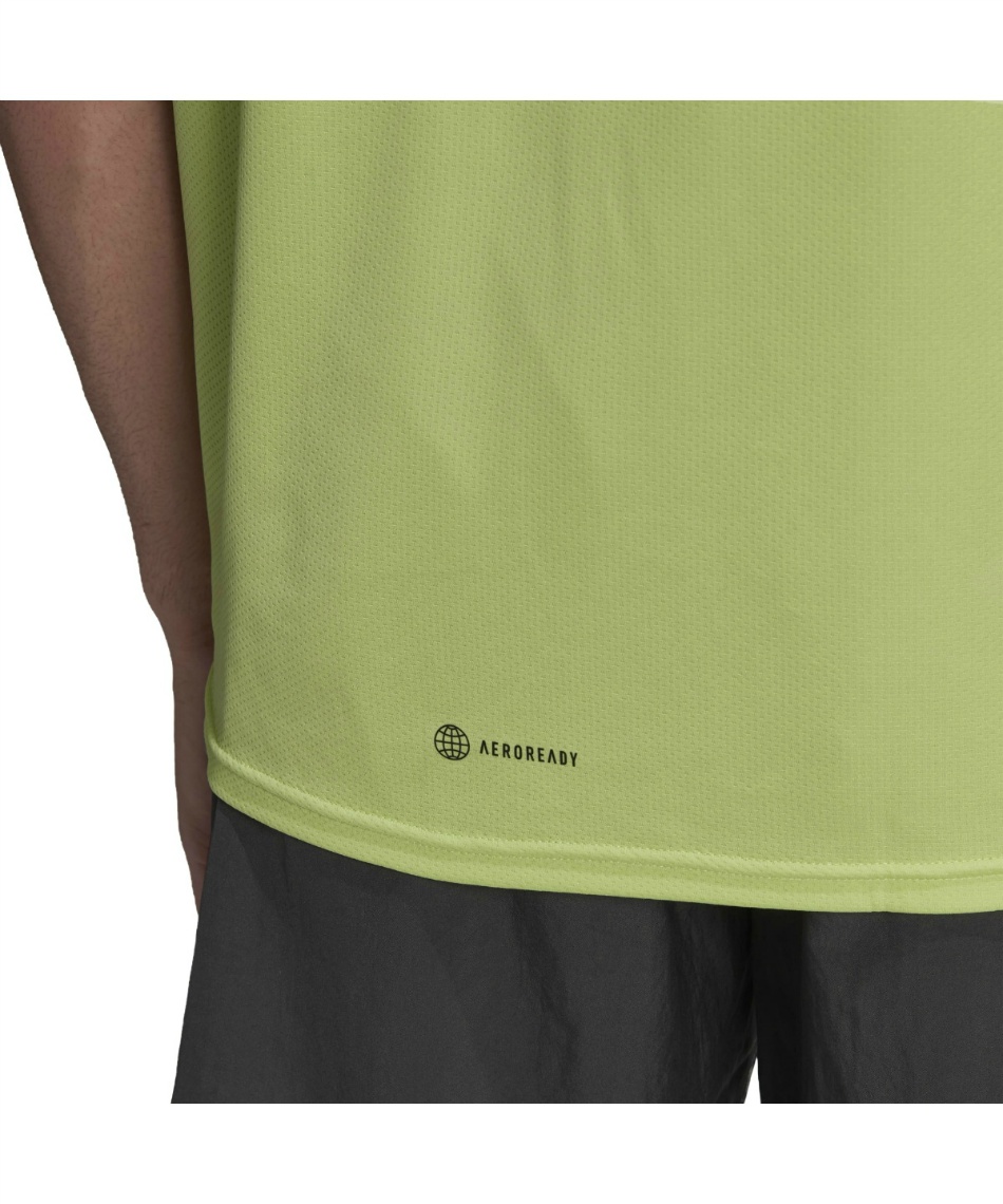 アディダス(adidas) 半袖Tシャツ ハーフパンツ セット AEROREADY デザインド フォー ムーブメント+9インチショーツ ...