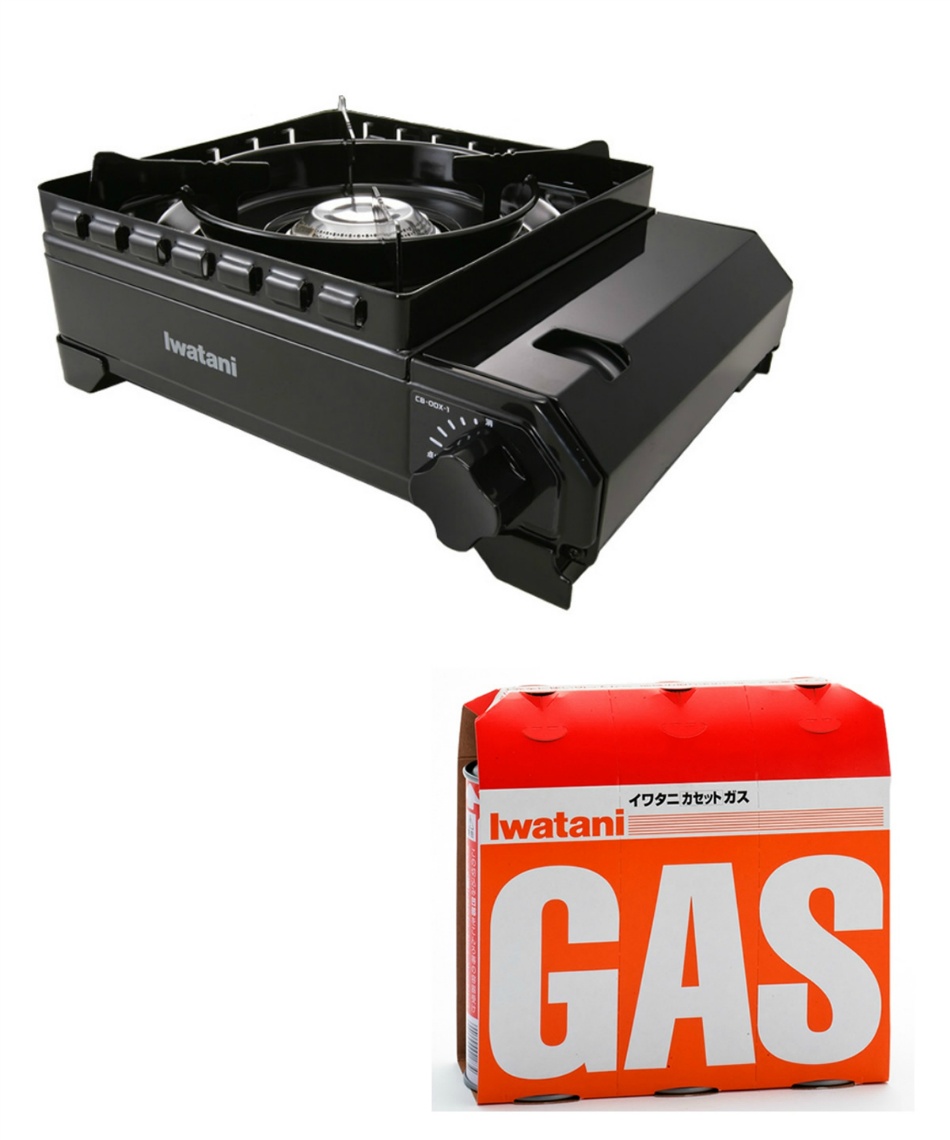 イワタニ(Iwatani) カセットコンロ カセットフー タフまる+カセットガス3本セット CB-ODX-1-BK+CB-250-OR | スポーツ用品ならヒマラヤオンラインストア【公式】