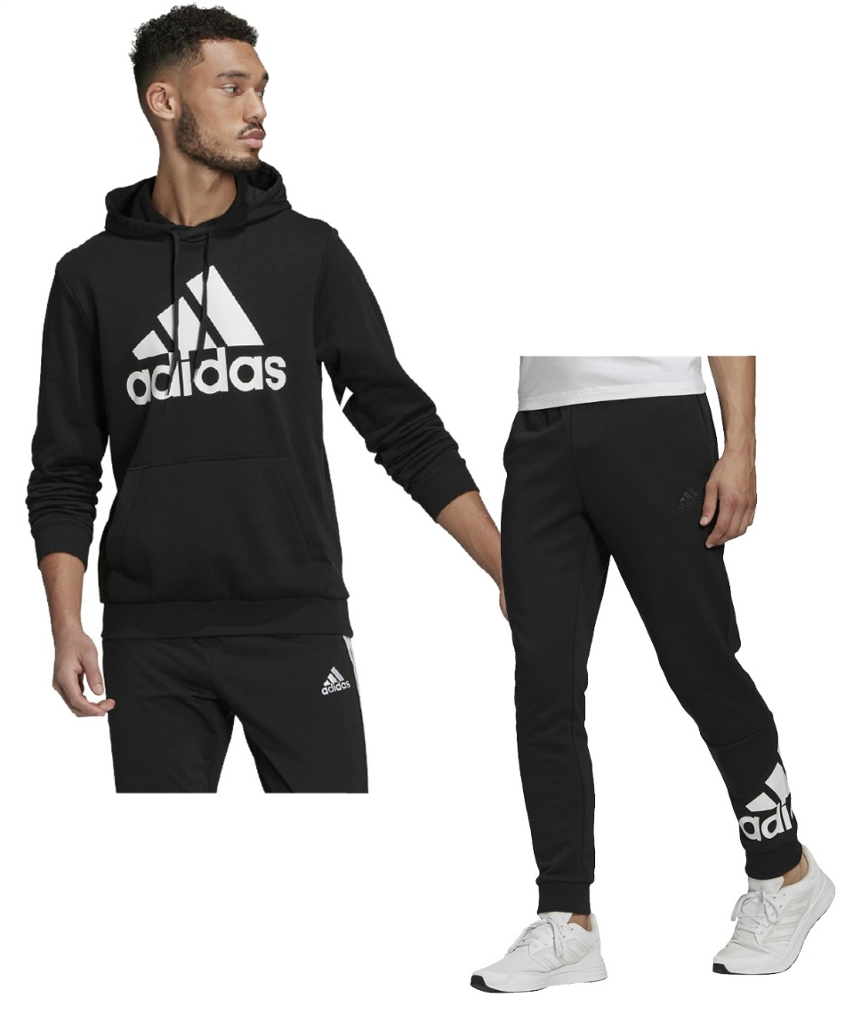アディダス(adidas) スポーツウェア スウェット 上下セット エッセンシャルズ ビッグロゴ パーカー+カフロゴパンツ GK9540 ...