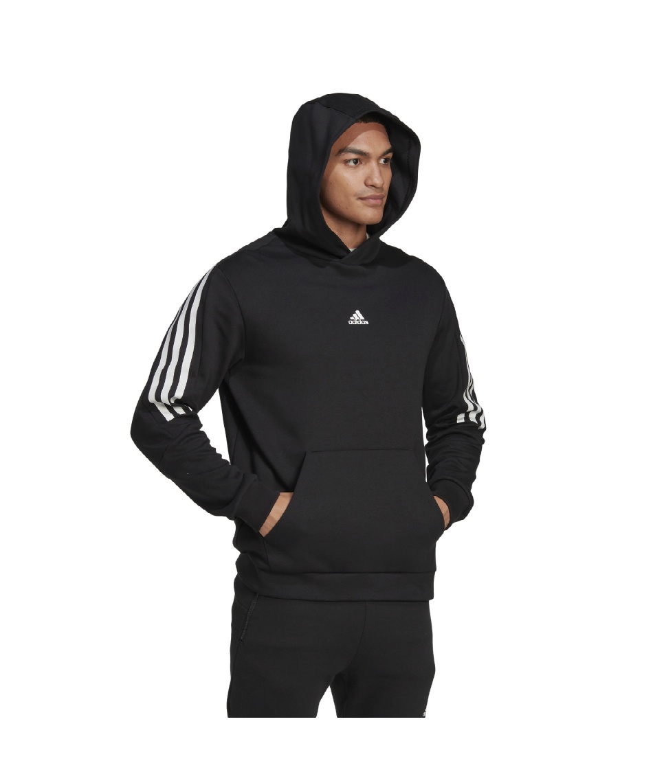 アディダス(adidas) スポーツウェア スウェット 上下セット FI 3S スウェットフーディ+スリーストライプス パンツ HK4572 ...