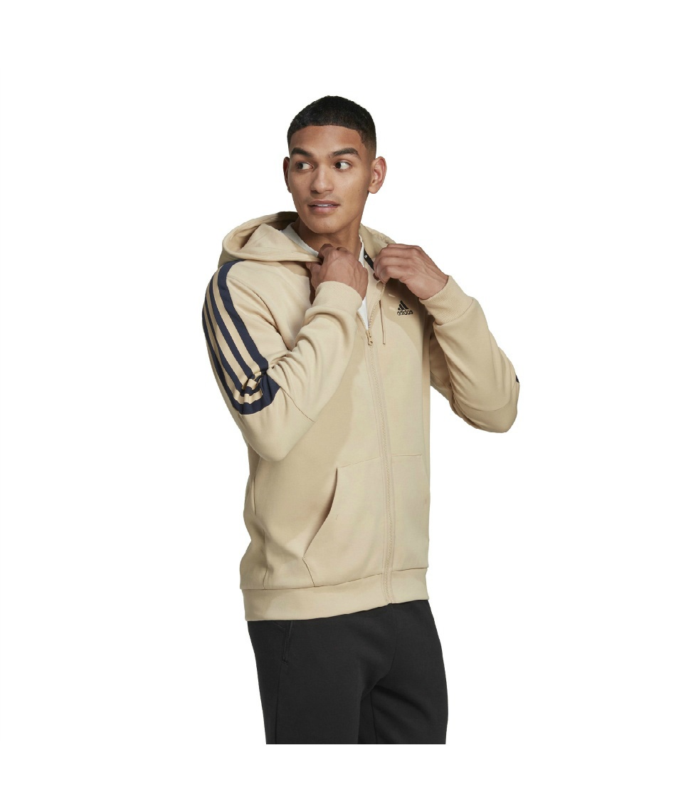 アディダス(adidas) スポーツウェア スウェット 上下セット 3ストライプス フルジップ パーカー+パンツ HK4570 TF446 ...