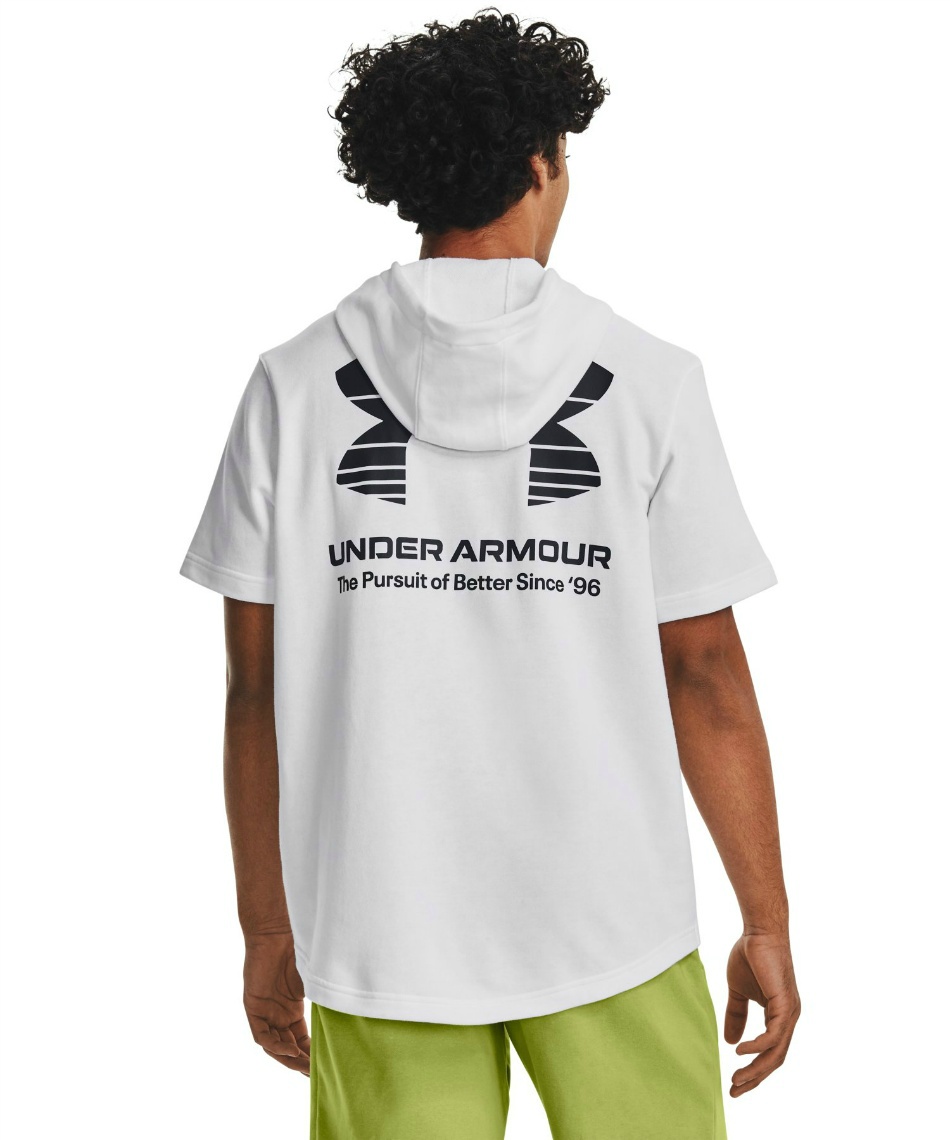 アンダーアーマー(UNDER ARMOUR) スポーツウェア スウェット 上下セット UAライバルテリー ショートスリーブ+ショーツ ...