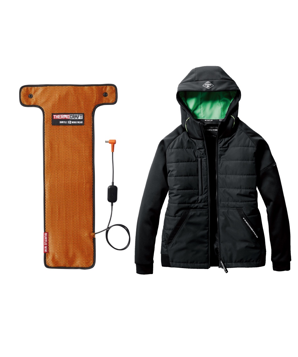 【店頭受取不可】 バートル(BURTLE) 防風フーディジャケット 作業服 作業着 ワークウェア 電熱パッド 3210 + TC500 | スポーツ用品ならヒマラヤオンラインストア【公式】