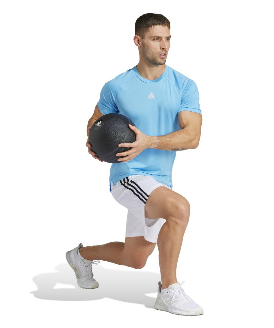 アディダス(adidas) 半袖Tシャツ ハーフパンツ セット GYM + Tシャツ+GYM+ ウーブンショーツ IS1295 KLV82 ...