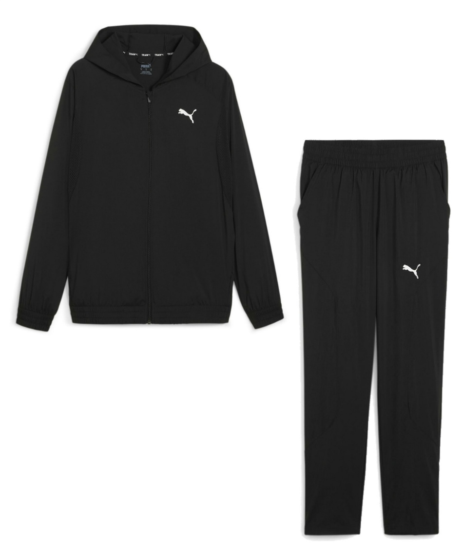 プーマ(PUMA) ウインドブレーカー 上下セット PUMA FIT フルジップ ウーブン ジャケット+PUMA FIT WOVEN ...