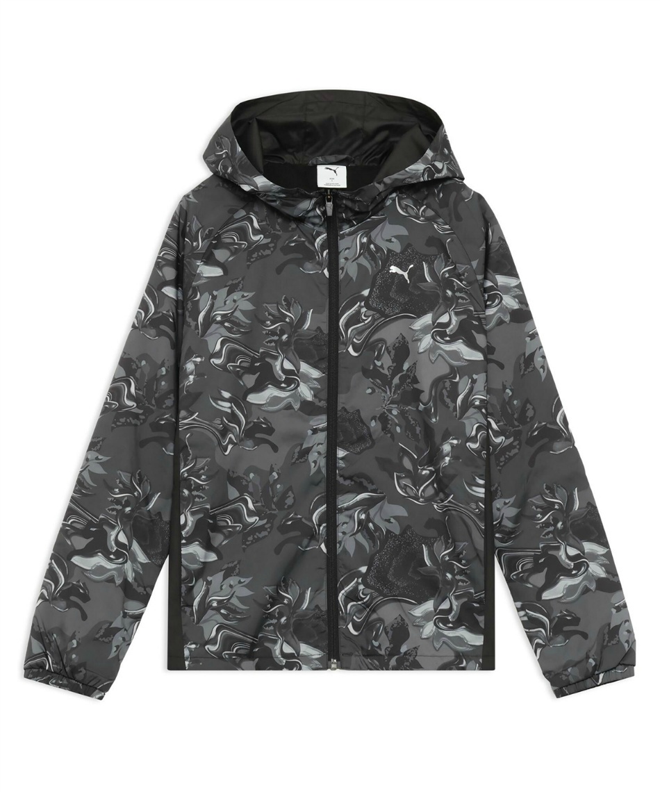 プーマ(PUMA) ウインドブレーカー上下セット 柄切替 裏トリコットWB フードJK+ワンポロゴ 裏トリコットWB PT 528004 ...